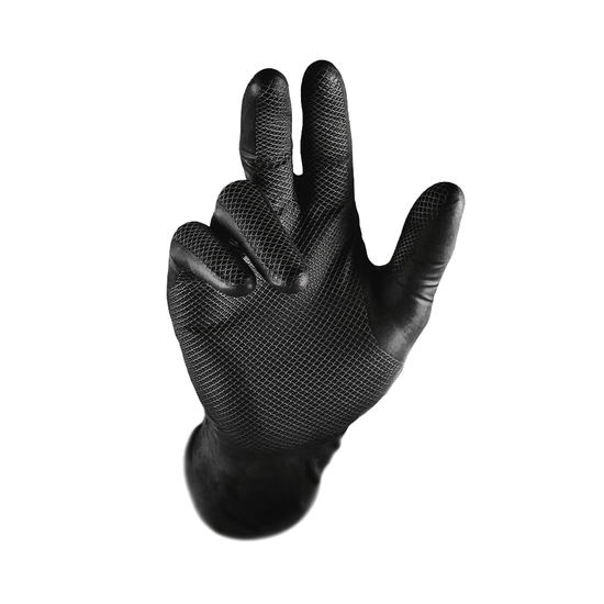 Grippaz Black Nitrile Disposable Gloves 50PK GPAZB – United Safety